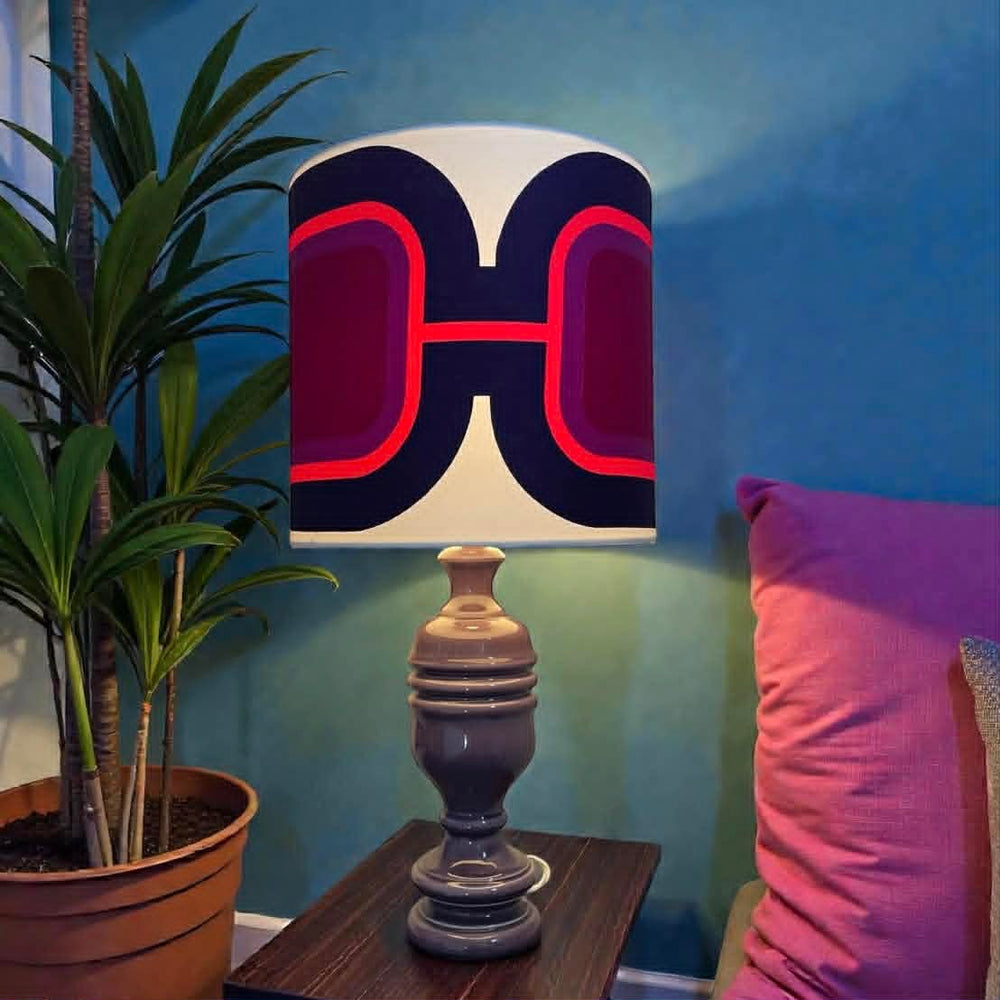 Vintage Retro 70s Lampshade & Lamp Base Set – Daisy Girl Creations